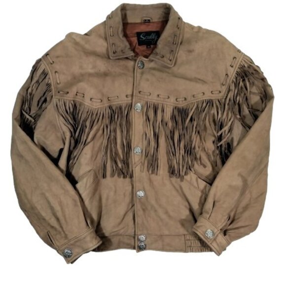 Scully | Jackets & Coats | Vtg Scully Leather Bomber Jacket Sz 44 ...